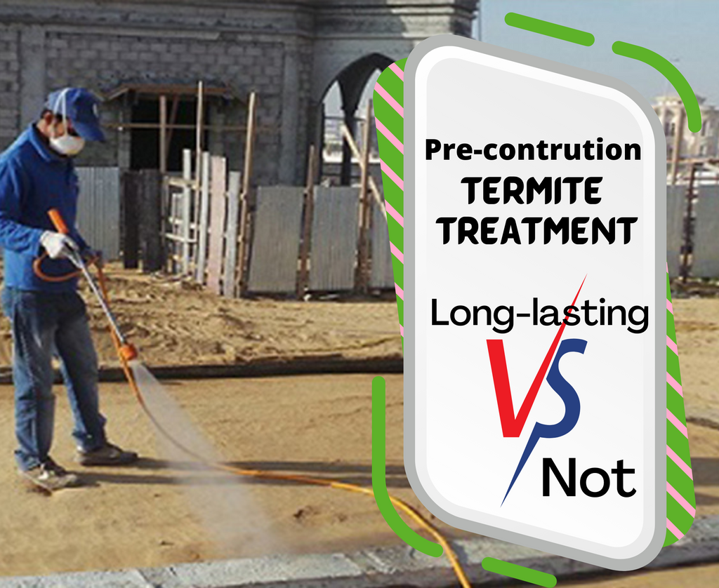 For how many years do the positive effects of pre-anti-termite treatme